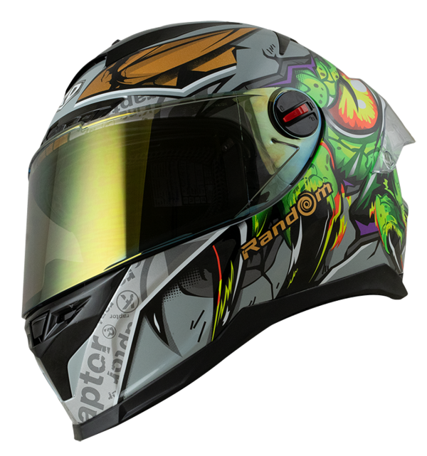 RD CZR - Raptor (Grey) | Full Face Motorcycle Helmet | RD Helmet